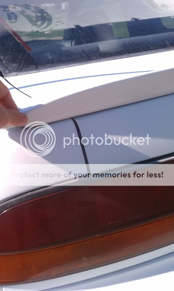 Saab 9000 cse spoiler fits a s13 hatch perfectly!! - Nissan Forum ...