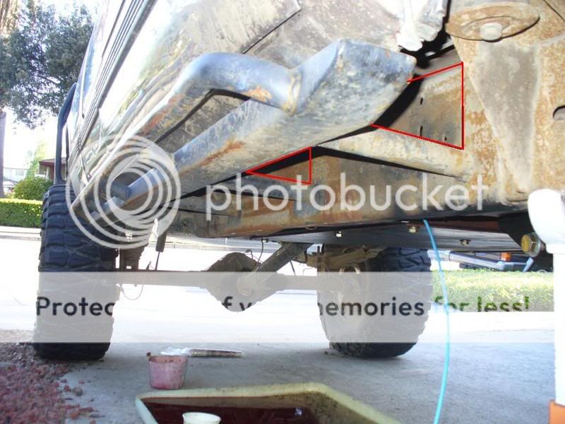 rock sliders for a 74 k10 help | Pirate 4x4