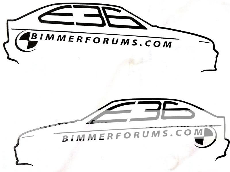 E36 Bimmerforums.com stickers