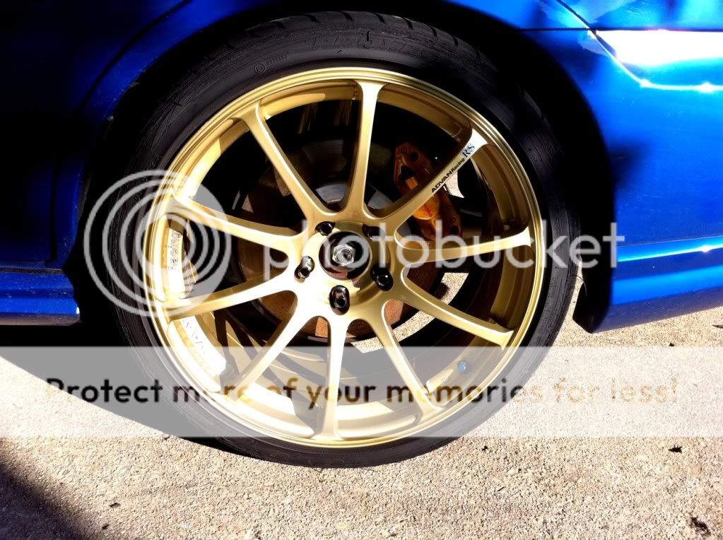 FS: (For Sale) Advan RS II 19x9 +29 in GOLD with tires - NASIOC
