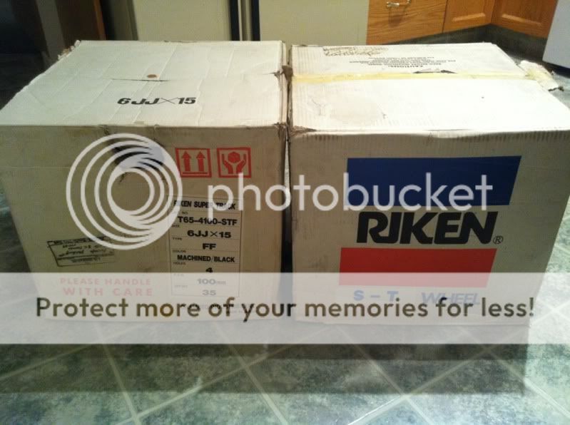 FS: Riken Turbo wheels 15x6 BNIB! w/ caps | VW Vortex - Volkswagen Forum