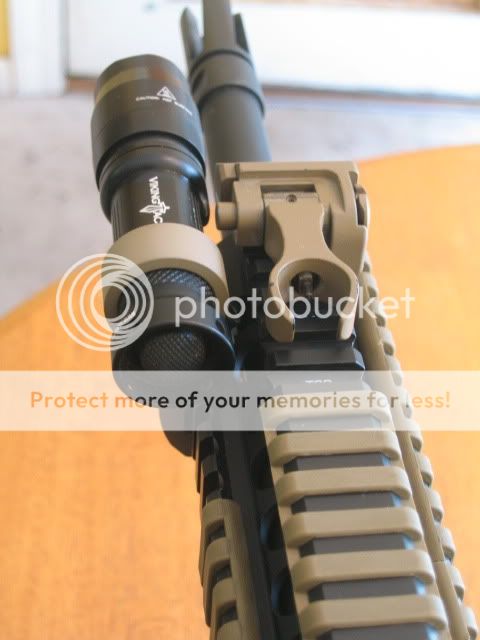 Gear Sector mount, VTac light on Daniel Defense Omega X rail with Troy ...