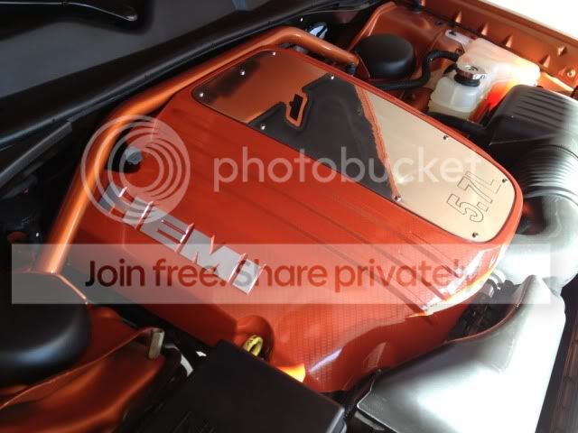 Mopar Carbon Fiber Engine Cover w/ Mr Gasket Insert Installed! | Dodge ...