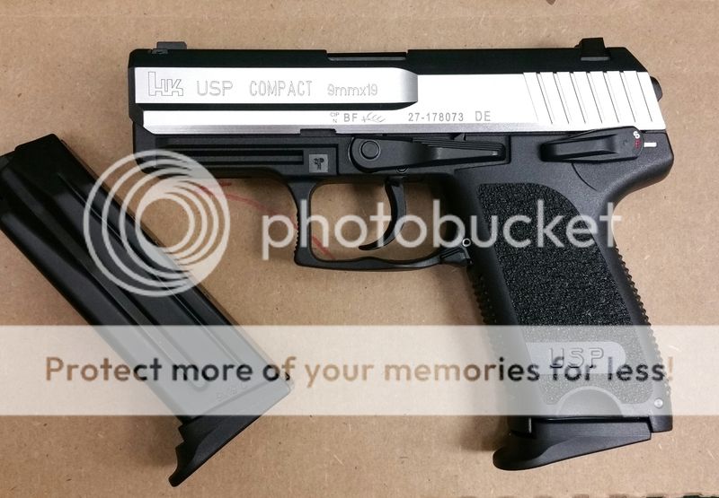 WTT H&K USP Compact 9mm Stainless Trade For Black | HKPRO Forums