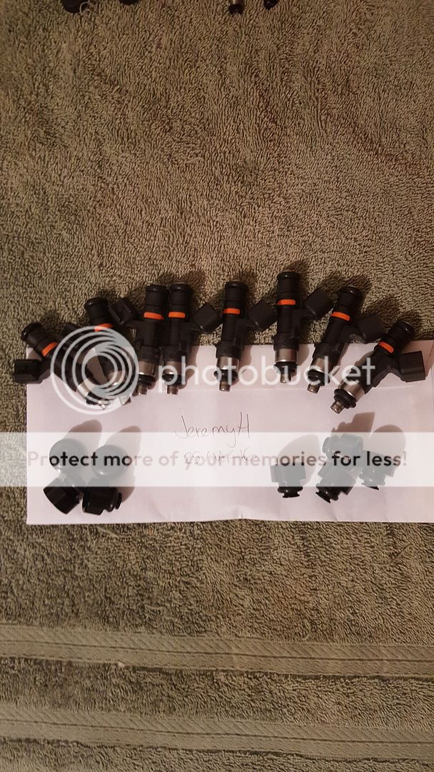 Ford/Bosch GT500 Ev14 47lb injectors and spacers | S197 Mustang Forum ...