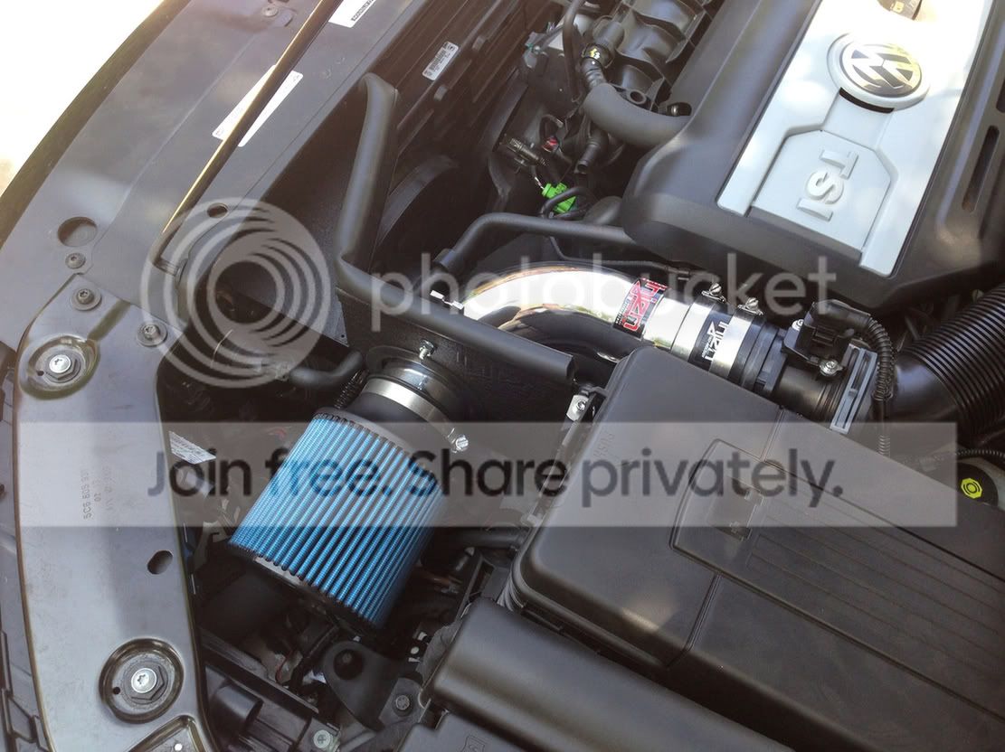 New intake, Injen inside | VW Vortex - Volkswagen Forum