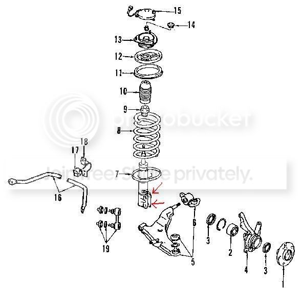 Are these strut bolts the same size? | Mitsubishi 3000GT & Dodge ...